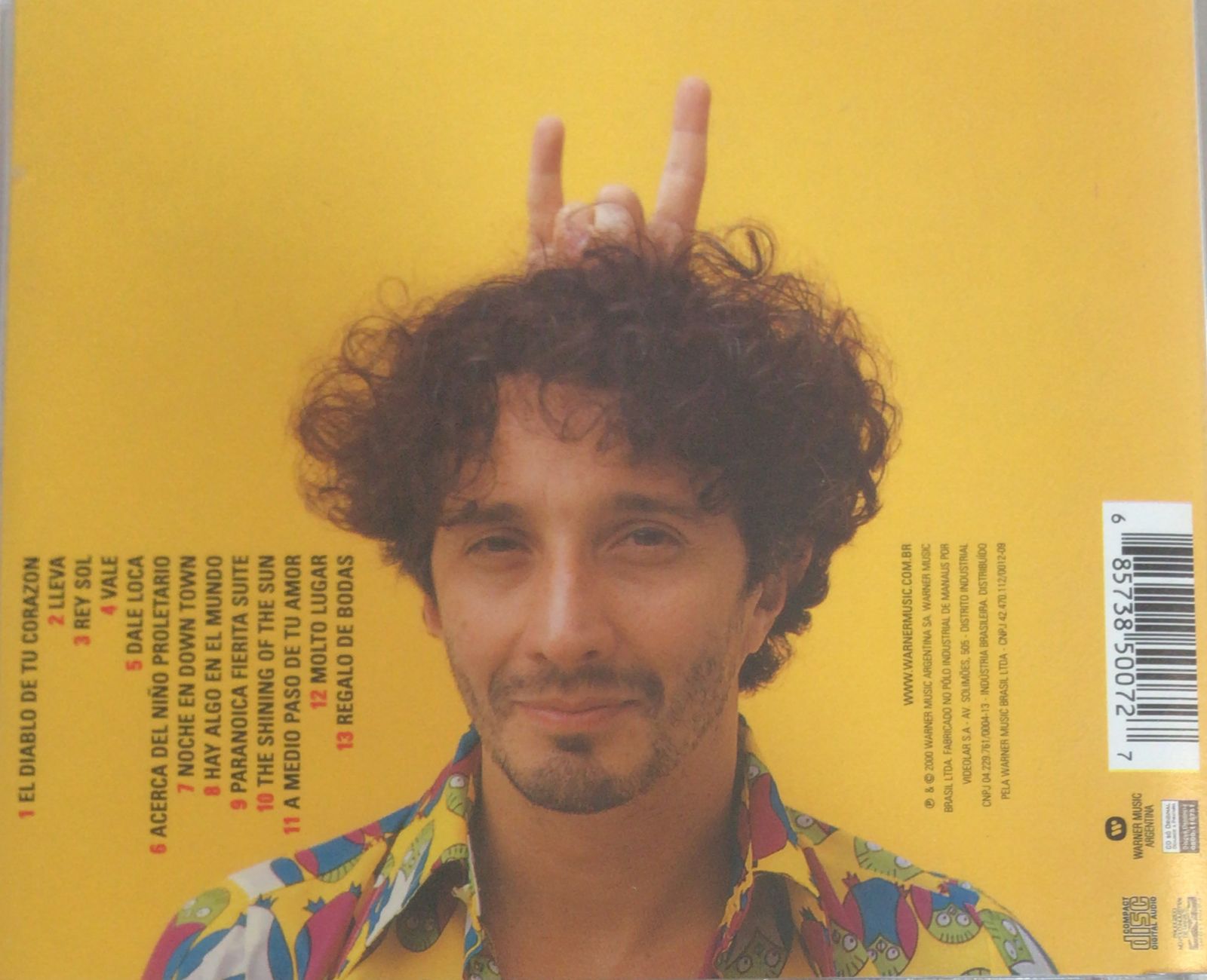 CD -Fito Paez – Rey Sol - Colecionadores Discos - vários títulos em ...