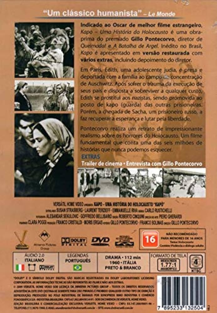 DVD - kapo uma hístoria do holocausto - Colecionadores Discos - vários ...