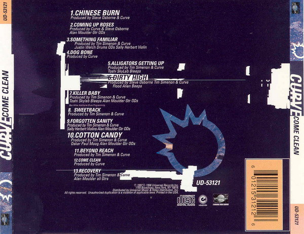 CD - Curve – Come Clean (IMP - USA) - Colecionadores Discos - vários ...