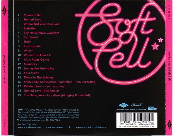 CD - Soft Cell – The Very Best Of Soft Cell - Colecionadores Discos ...