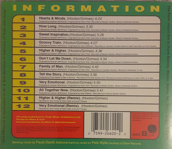 CD - The Farm – Spartacus ( IMP - USA ) - Colecionadores Discos ...