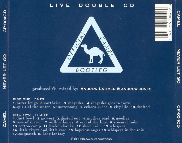 CD DUPLO- Camel – Never Let Go ( Importado ) - Colecionadores Discos ...