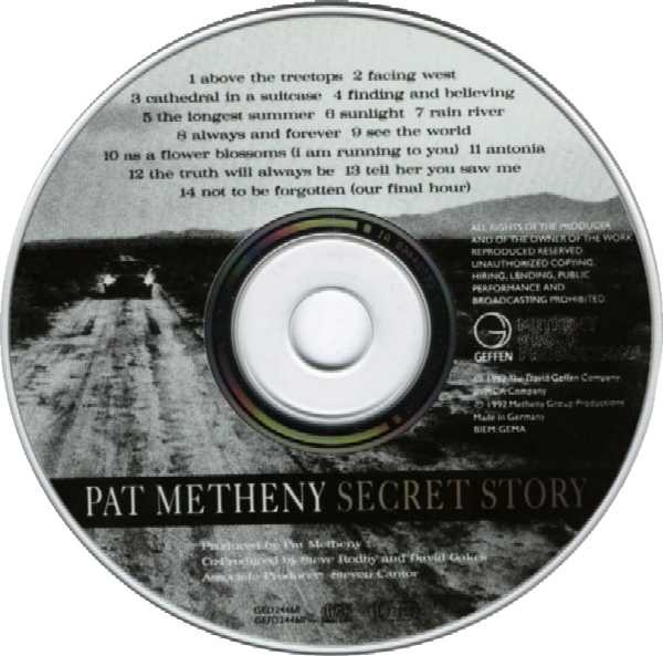 CD - Pat Metheny – Secret Story ( IM - USA ) - Colecionadores Discos ...