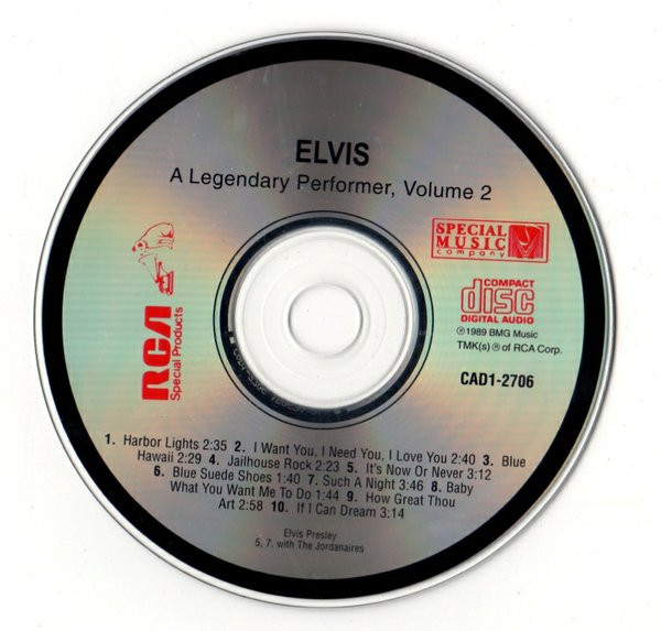 CD - Elvis – A Legendary Performer - Volume 2 ( Importado ...
