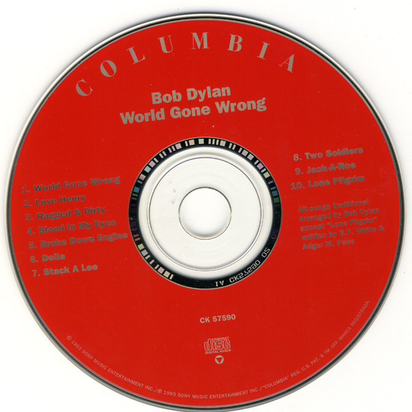 CD - Bob Dylan – World Gone Wrong ( Importado ) - Colecionadores Discos - vários títulos em ...