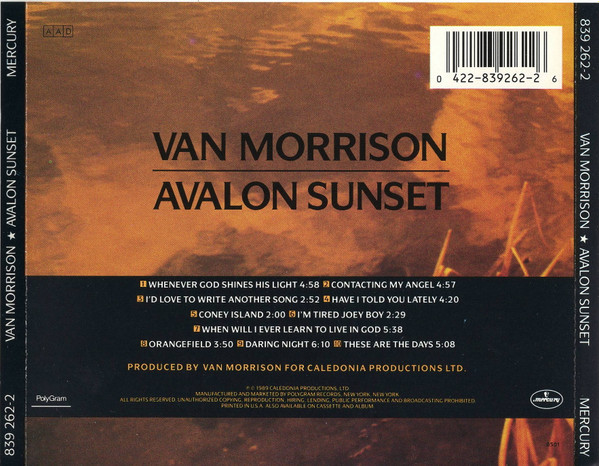 CD - Van Morrison – Avalon Sunset ( Importado ) - Colecionadores Discos ...