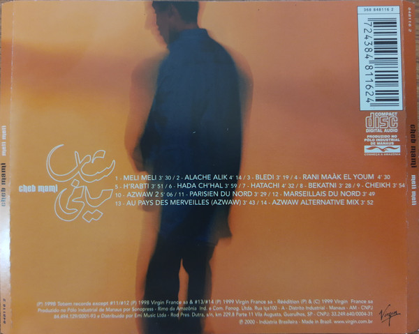 CD - Cheb Mami – Meli Meli - Colecionadores Discos - vários títulos em ...