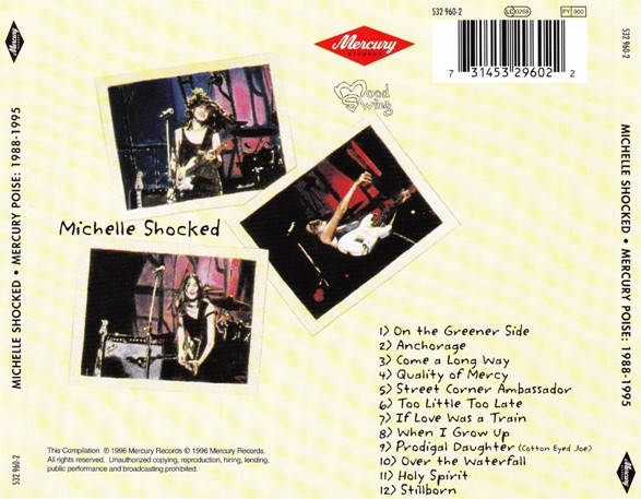 CD - Michelle Shocked – Mercury Poise: 1988-1995 ( IMP - USA ...