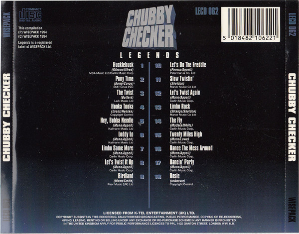 CD - Chubby Checker – Legends: Chubby Checker ( IMPORTADO ...