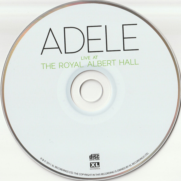 DVD + CD - Adele - Live at the Royal Albert Hall (Digipack ...