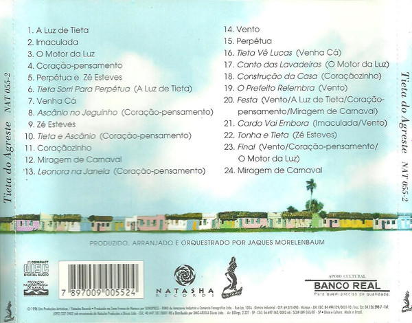 CD - Caetano Veloso – Tieta Do Agreste (Trilha Original de Caetano Vel ...