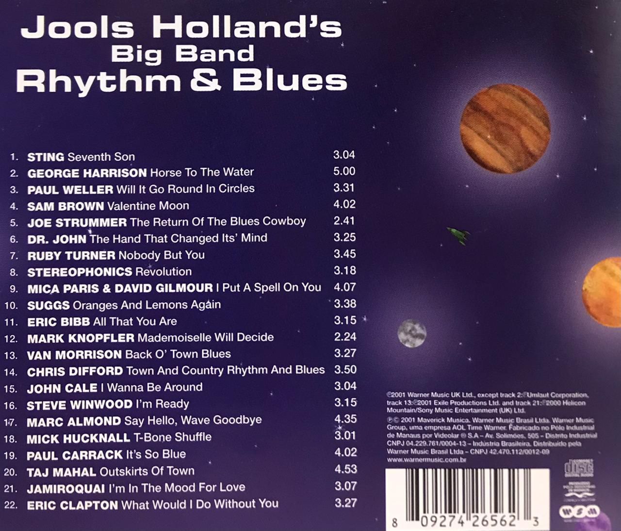 CD - Jools Holland & His Rhythm & Blues Orchestra ‎– Jools Holland's ...