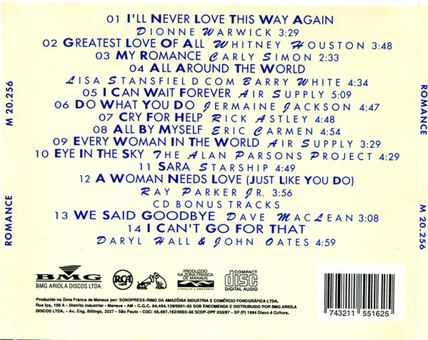 CD - Romance - Colecionadores Discos - vários títulos em Vinil, CD, Blu ...