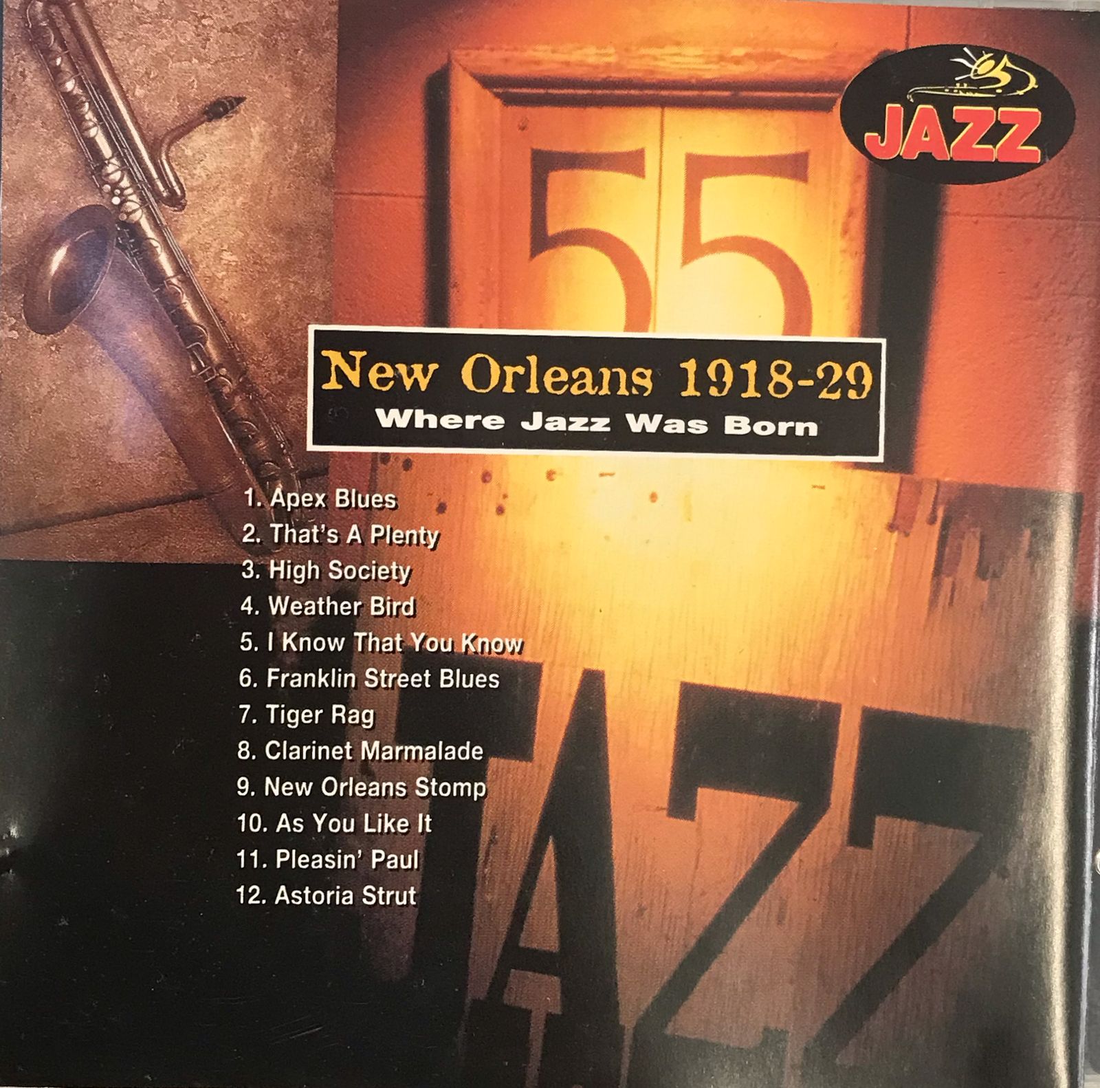 CD - New Orleans 1918 - 29 - Where Jazz was Born (Coleção Jazz ...