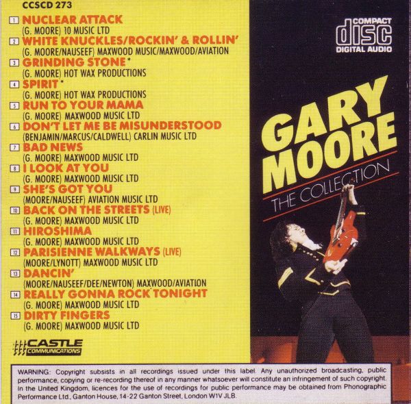 Gary Moore ‎– The Collection - Colecionadores Discos - vários títulos ...