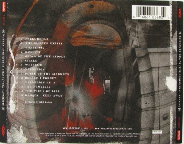 CD - Slipknot ‎– Vol. 3: (The Subliminal Verses) - Colecionadores ...