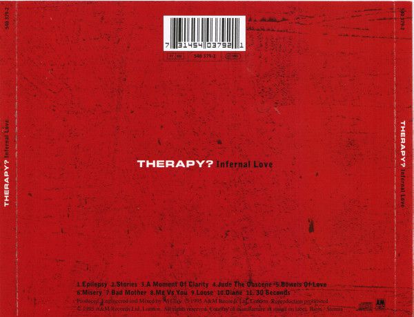 CD -Therapy? ‎– Infernal Love - Colecionadores Discos - vários títulos ...