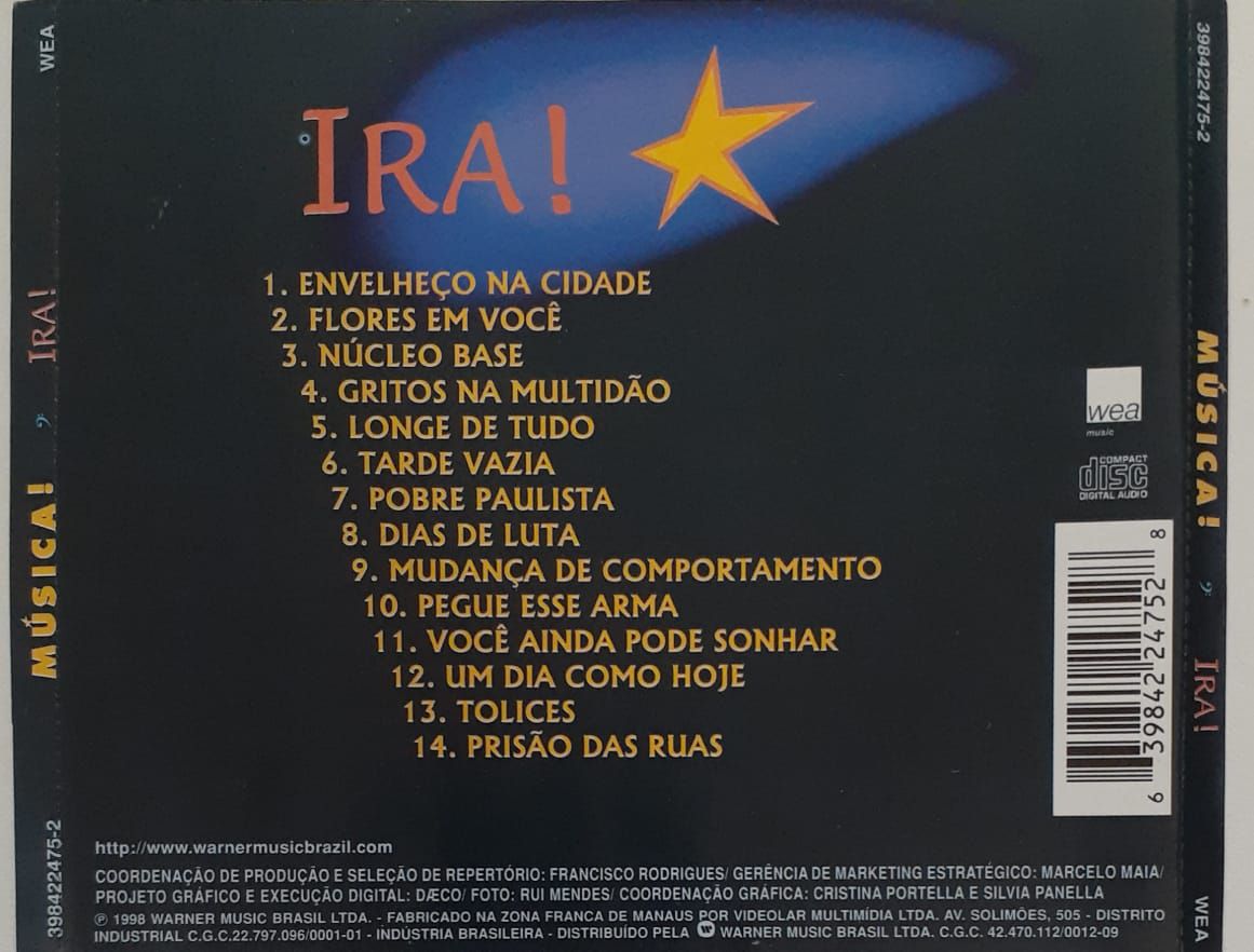 CD - Ira! - Coleção O Melhor Da Música - Colecionadores Discos - vários ...
