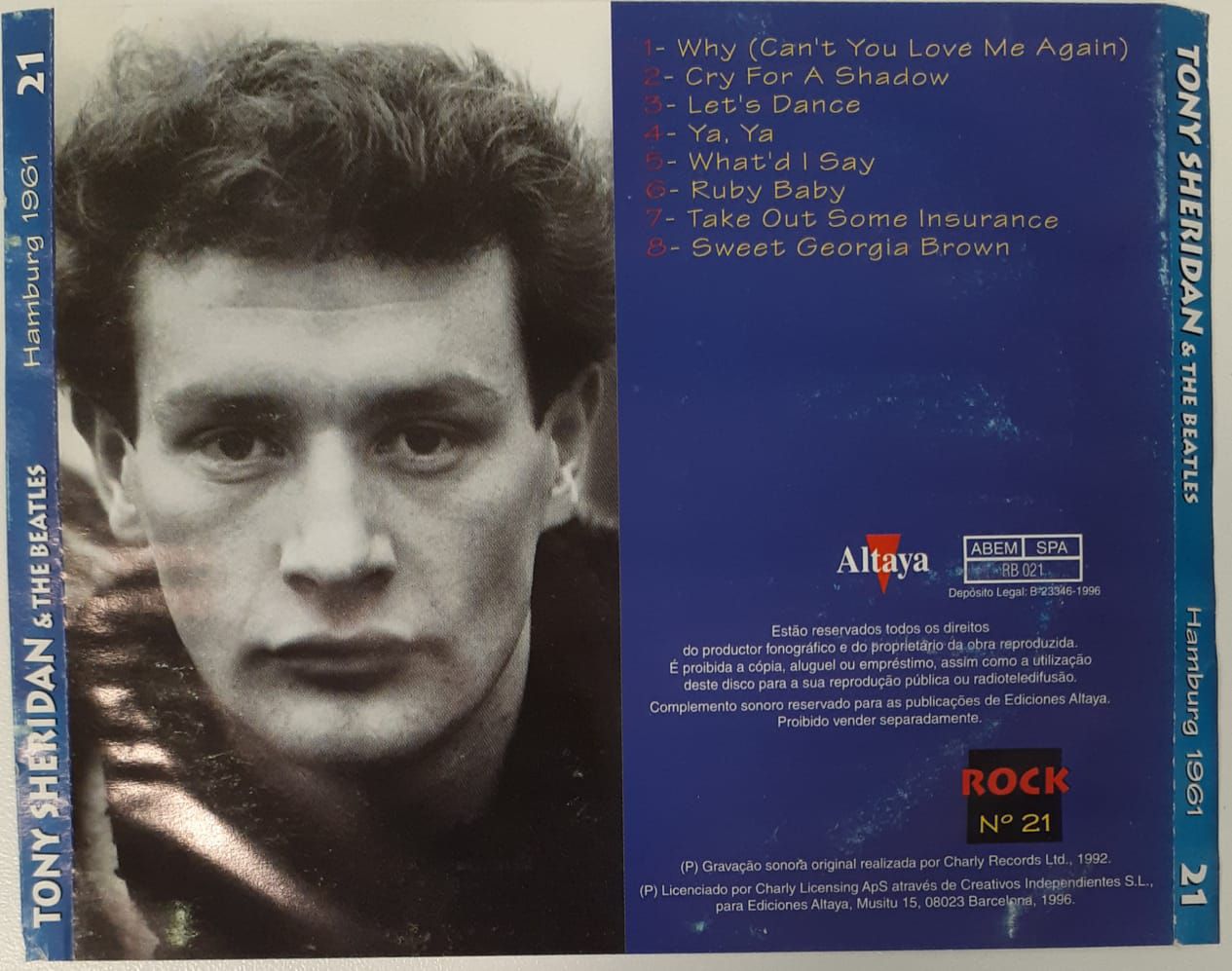 CD - Tony Sheridan & The Beatles - Hamburg 1961 (Coleção Rock - n° 21 ...