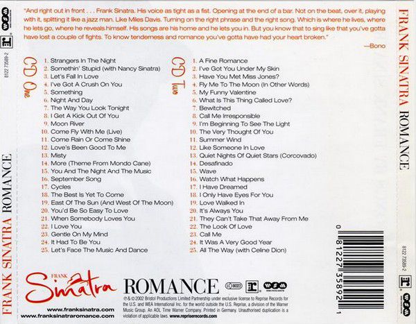 CD - Frank Sinatra ‎– Romance - Colecionadores Discos - vários títulos ...
