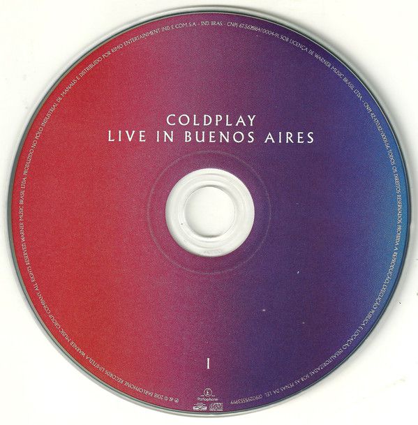 CD - Coldplay – Live In Buenos Aires (CD DUPLO) - Novo Lacrado ...