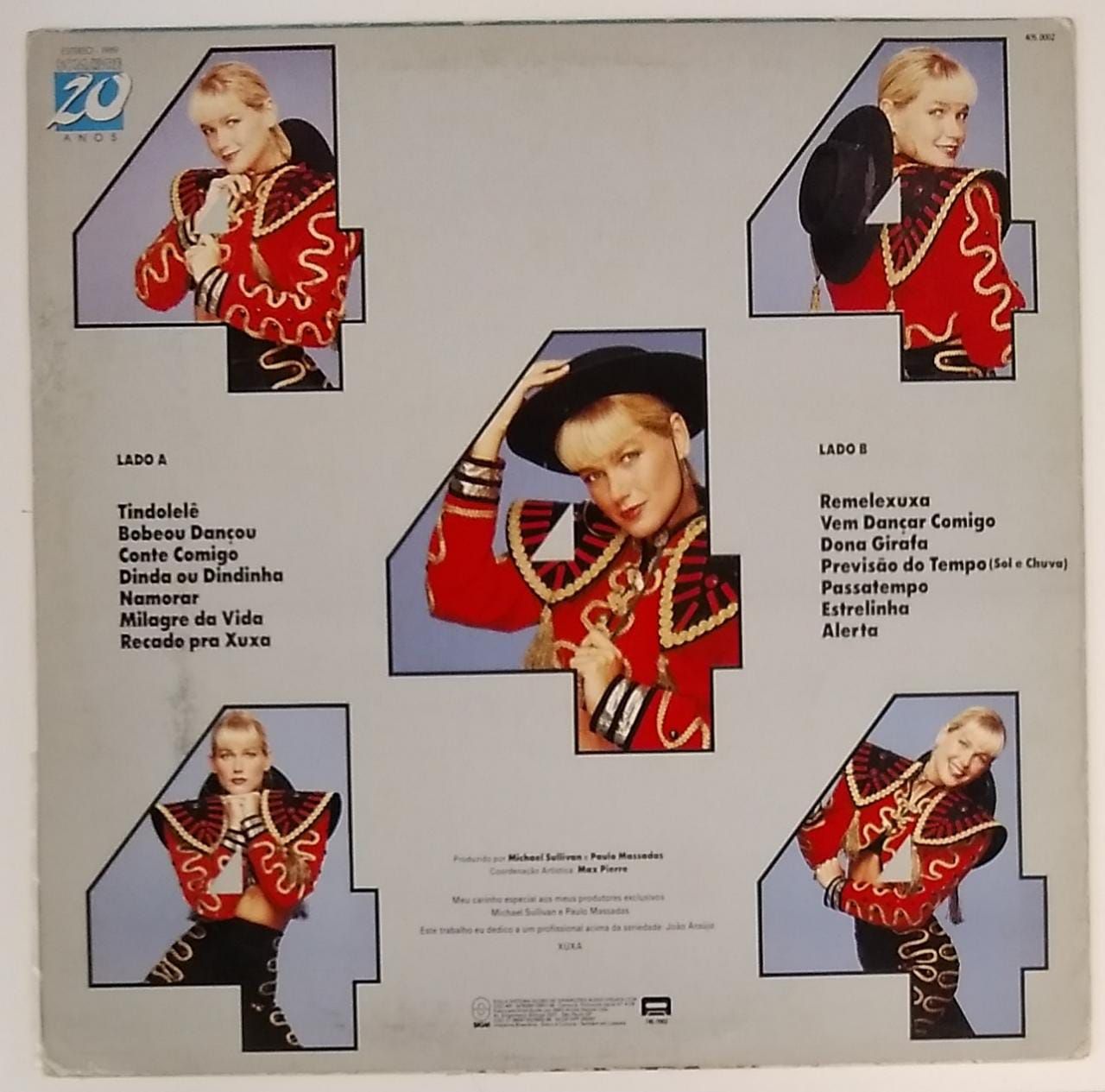 LP - Xuxa ‎– 4º Xou Da Xuxa - Colecionadores Discos - vários títulos em ...