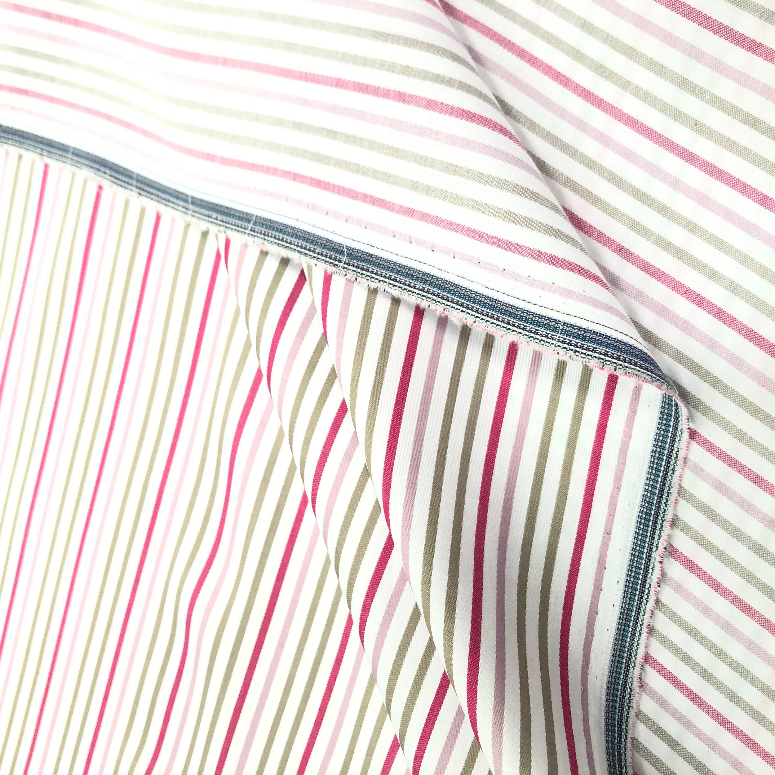 Tecido Tricoline Xita Listras Rosa e Musgo T30 - Viivatex - Site de ...