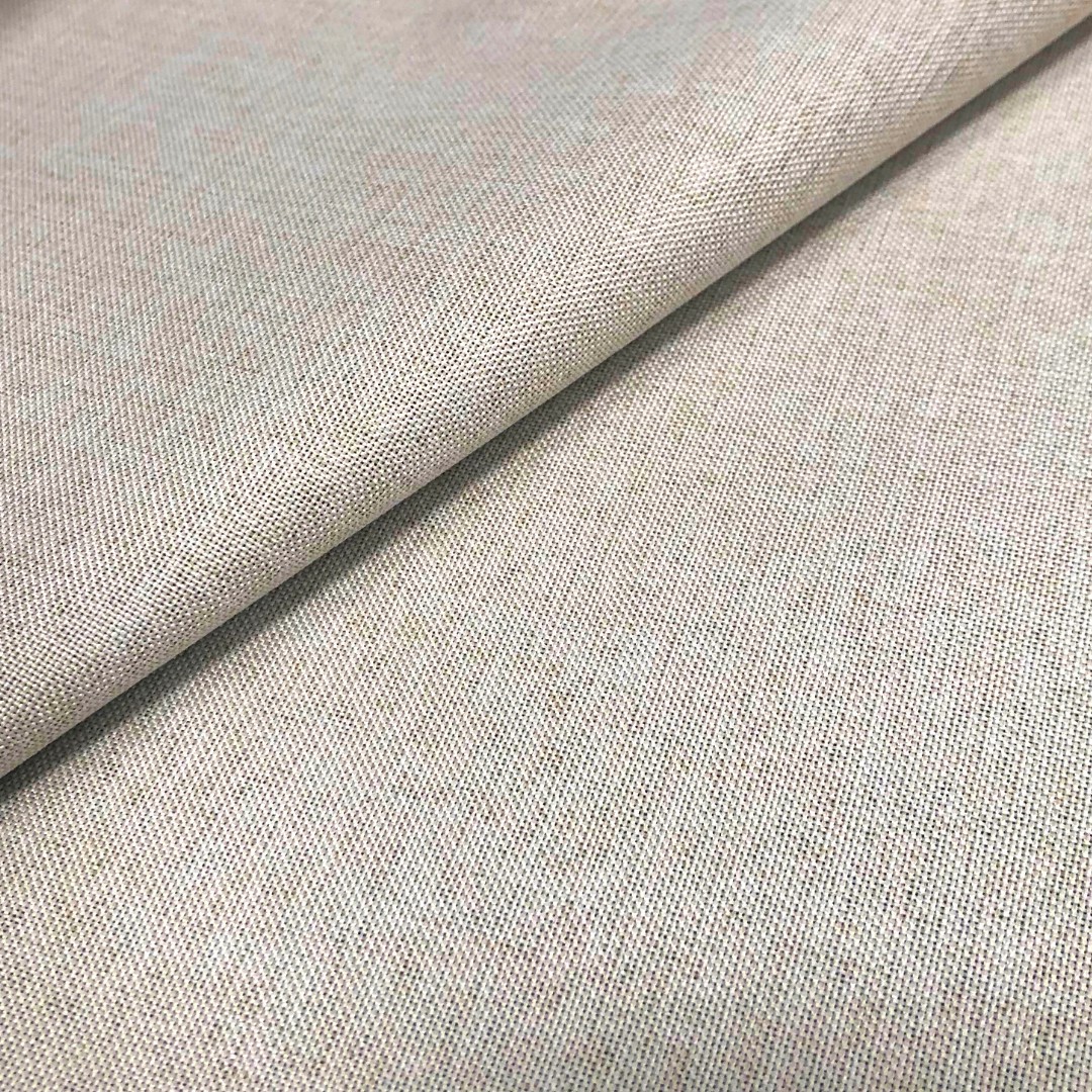 Tecido Blecaute Linho Rustico Marfim Veda 100% Linen Look 2,80 de larg ...