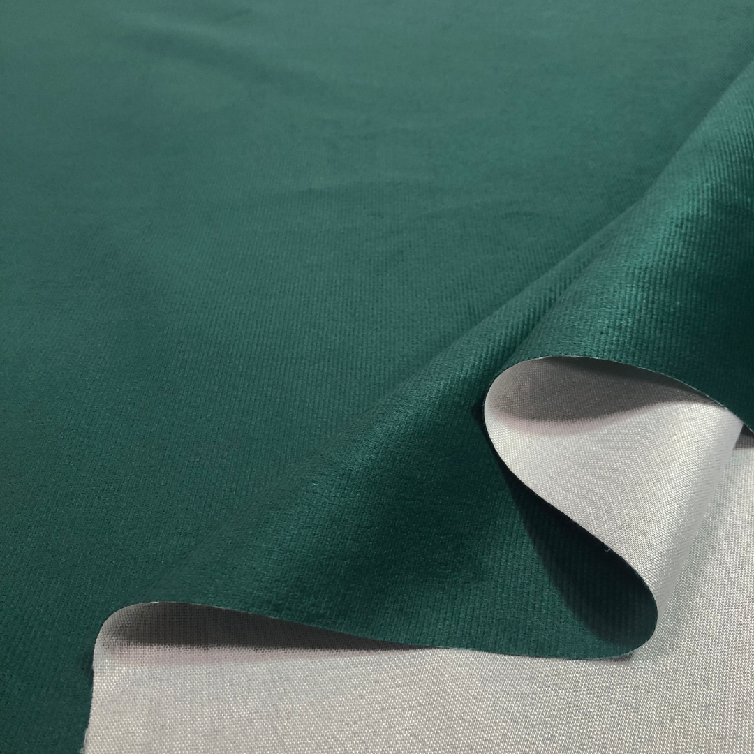 Tecido Veludo Verde Escuro Liso - Viivatex - Site de tecidos para sofá ...