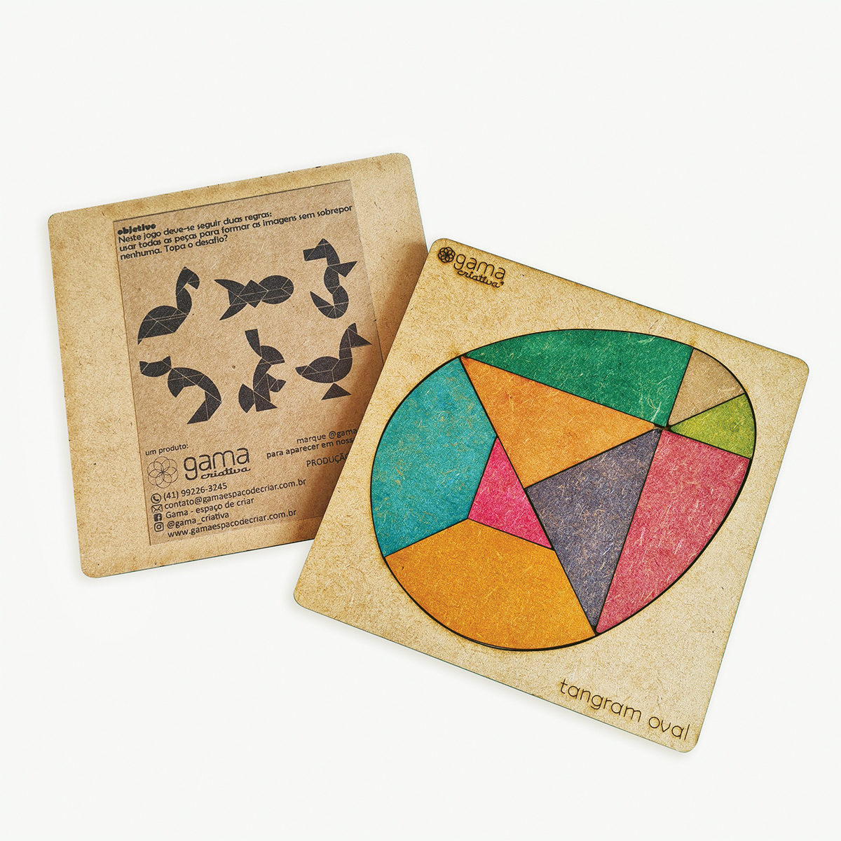 Tangram Oval - Gama Criativa