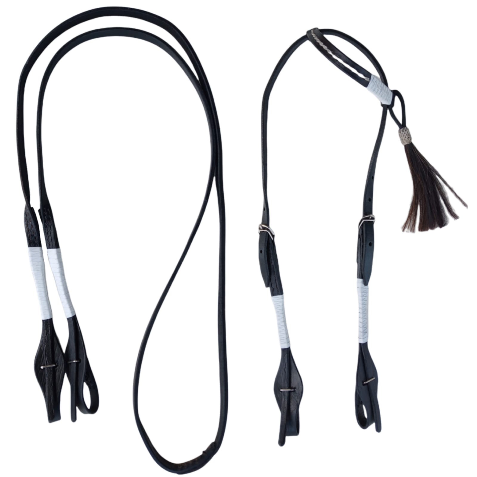 Kit Rédea E Cabeça Para Quarto De Milha Em Couro legítimo! - Selaria ...