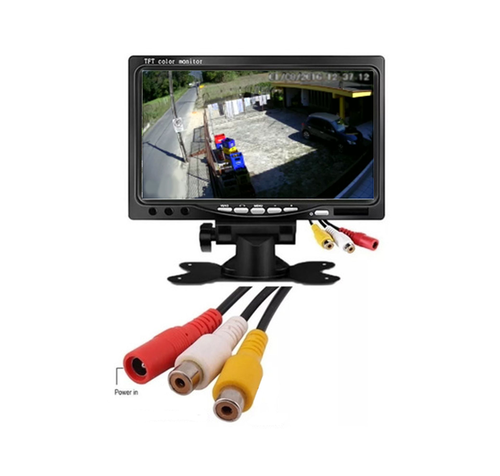 Tela Monitor Para Cftv Lcd De 7 Polegadas - SEGCFTV - Segurança ...