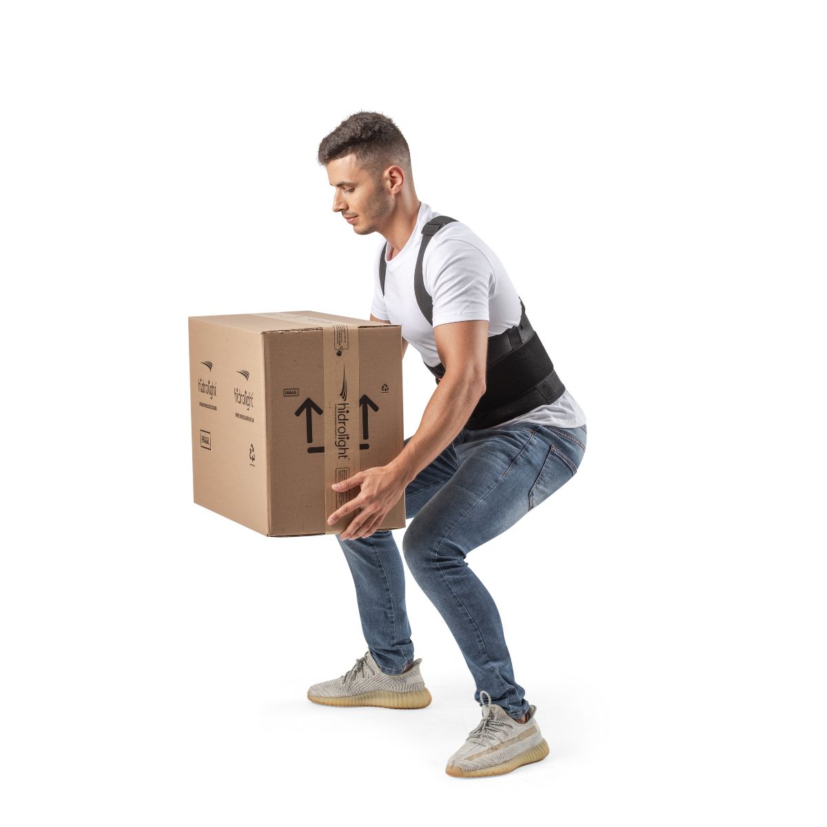 Cinta Cinturão Ergonomico Corrige Postura Carregar Peso - FisioSmart ...
