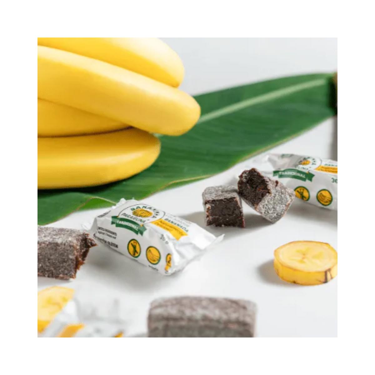 Balas de Banana Pacote Tradicional 200g Bananinha Paraibuna ...