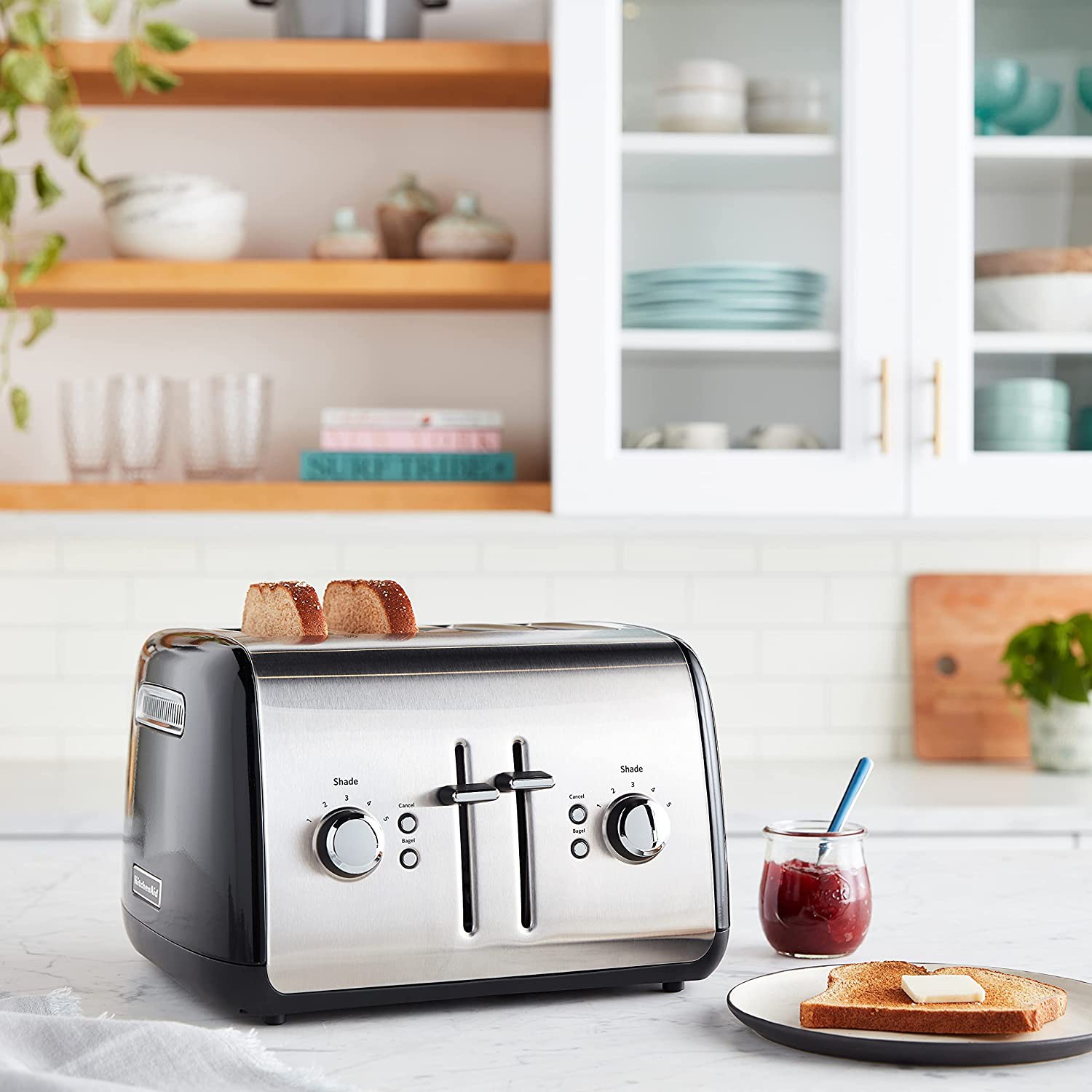 [PRONTA ENTREGA] Torradeira Elétrica KitchenAid Clássic 4 Fatias Preto ...