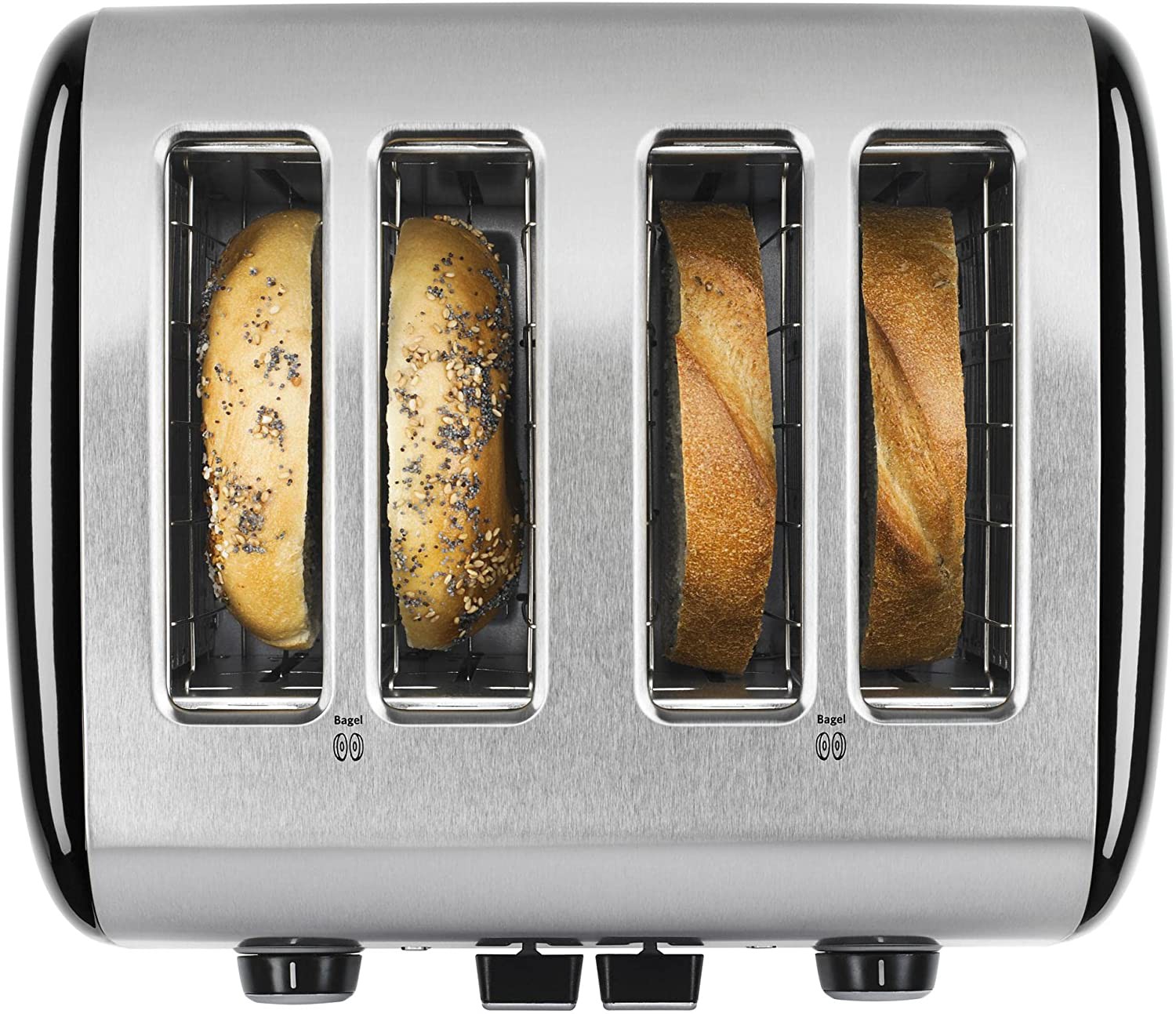[PRONTA ENTREGA] Torradeira Elétrica KitchenAid Clássic 4 Fatias Preto ...