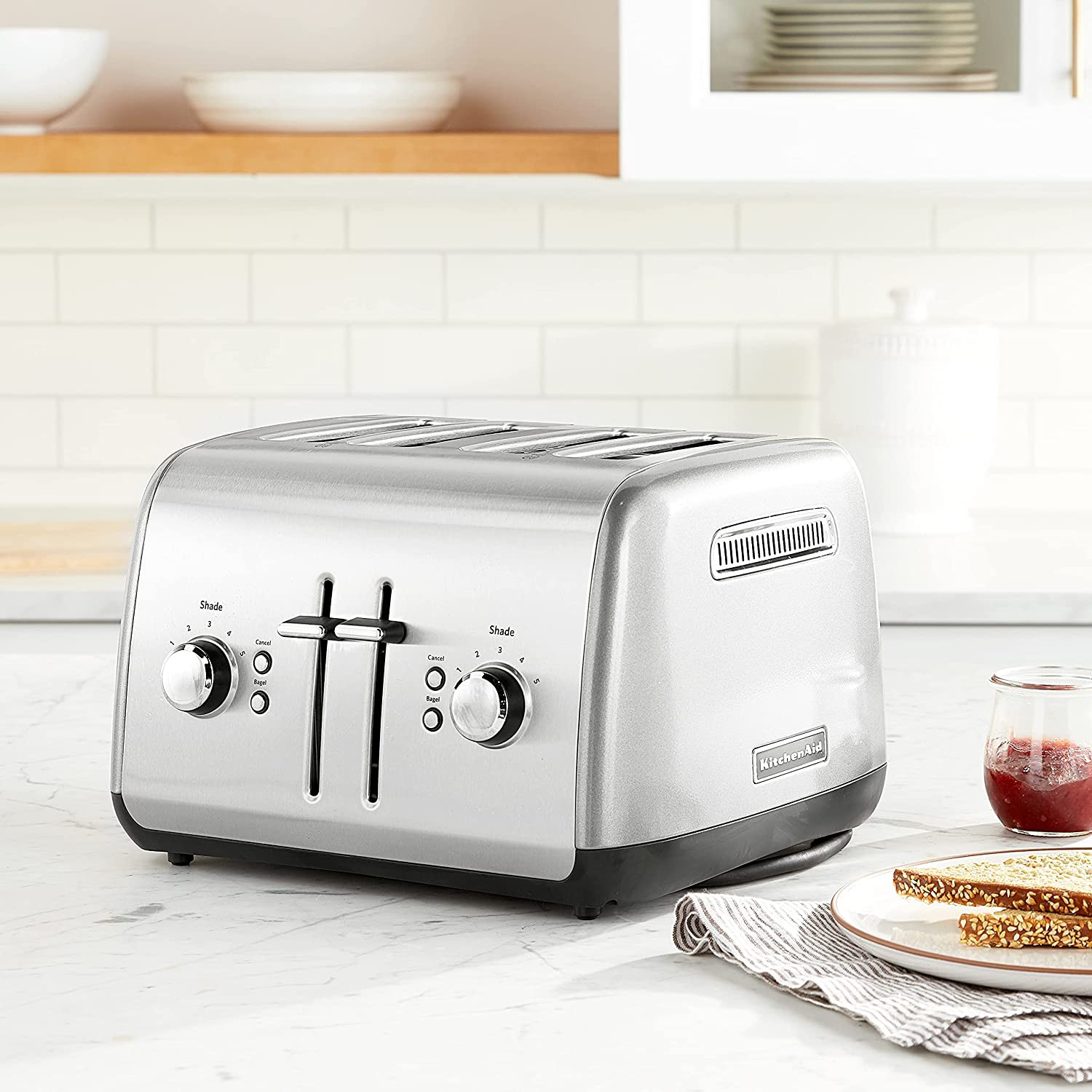 [PRONTA ENTREGA] Torradeira Elétrica KitchenAid Clássic 4 Fatias Prata ...