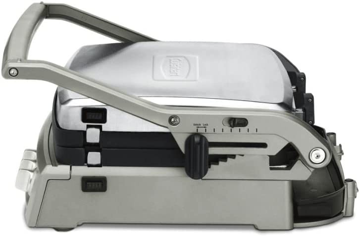Grill Chapa Elétrica Cuisinart Elite Griddler Inox 6 Em 1 - GR-300WSP1 ...