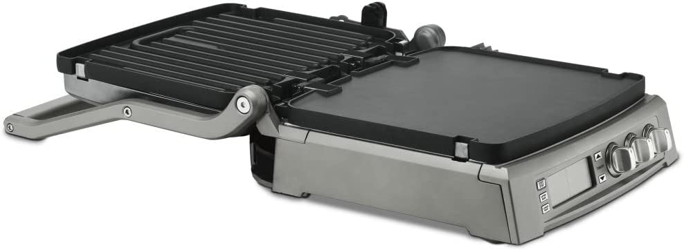 Grill Chapa Elétrica Cuisinart Elite Griddler Inox 6 Em 1 - GR-300WSP1 ...