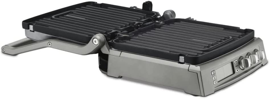 Grill Chapa Elétrica Cuisinart Elite Griddler Inox 6 Em 1 - GR-300WSP1 ...