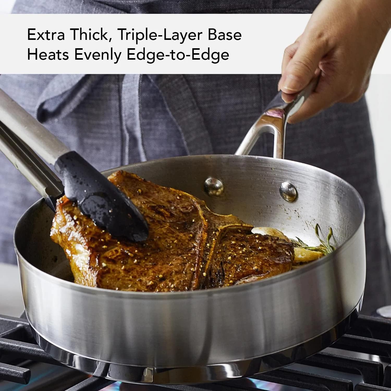 Jogo De Panelas Kitchenaid 3 Camadas Indução Inox 11 Peças - 71001 ...