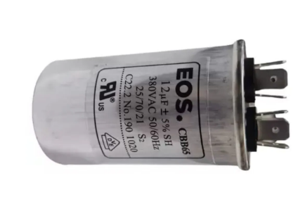 Capacitor 12uf 380v metal terminal - Nobrelar
