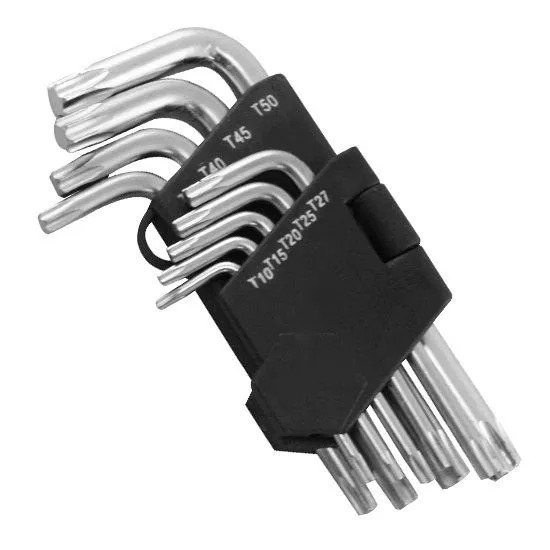 Jogo de Chave Torx Torque Extra Longa 9 Peças - Nobrelar