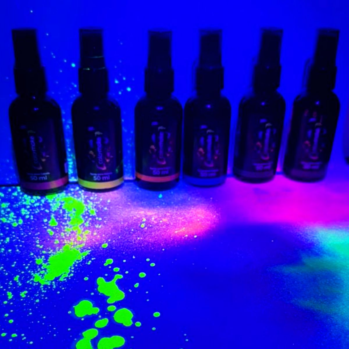 Tinta Spray Neon Azul Cabelo ColorMake 50ml - Loja Tatuagem Mania