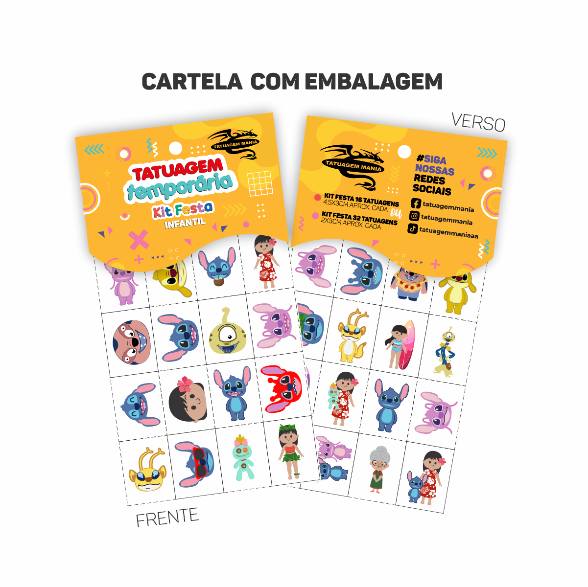 Tatuagem Temporária Infantil Coala Azul | Kit Festa 32-042 - Loja ...