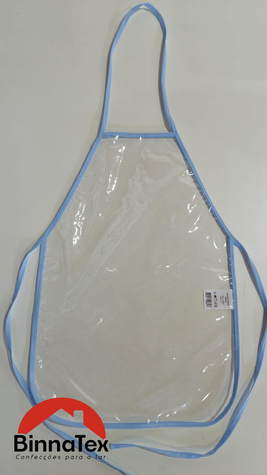 Kit 10 Aventais Plástico Infantil Transparente para uso escolar ...