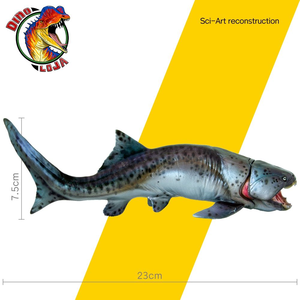 DUNKLEOSTEUS PNSO ZAHA FIGURA DE PEIXE PRÉ-HISTÓRICO COLECIONÁVEL REAL ...