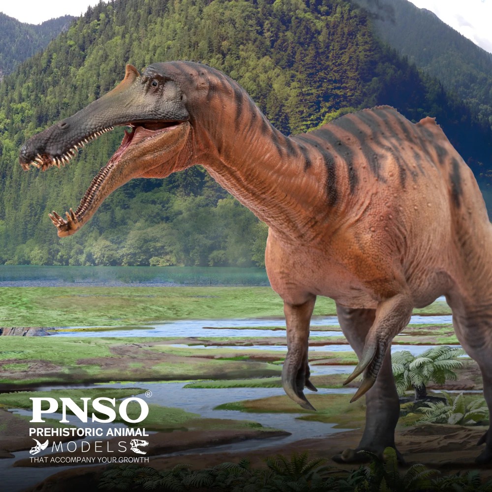 SINOPLIOSAURUS PNSO "CHONGZUO" RÉPLICA DE DINOSSAURO ESPINOSSAURÍDEO M ...