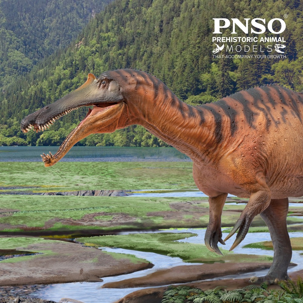 SINOPLIOSAURUS PNSO "CHONGZUO" RÉPLICA DE DINOSSAURO ESPINOSSAURÍDEO M ...