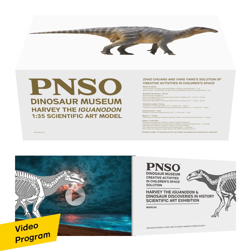 IGUANODON PNSO XIAOQIN RÉPLICA DE DINOSSAURO COLECIONÁVEL IGUANODONTE ...